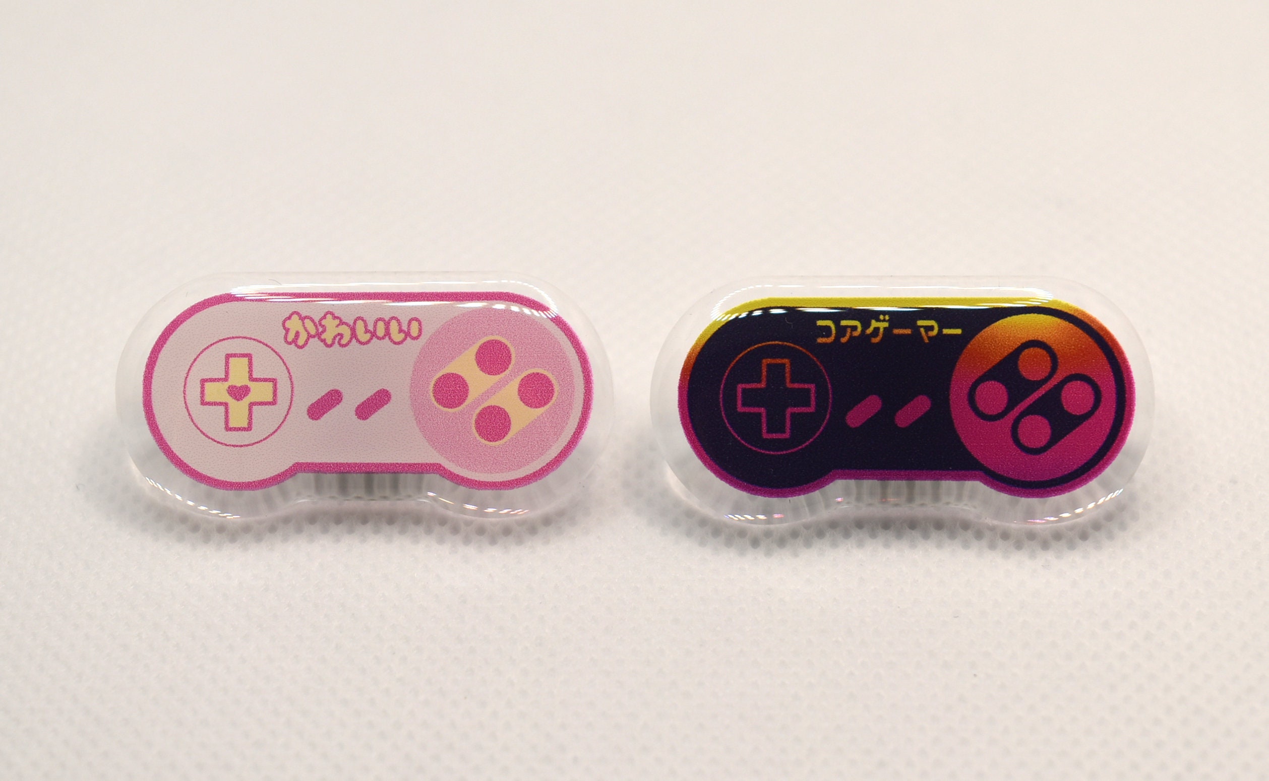 SNES Controller Pin (pastel + Neon) - Etsy
