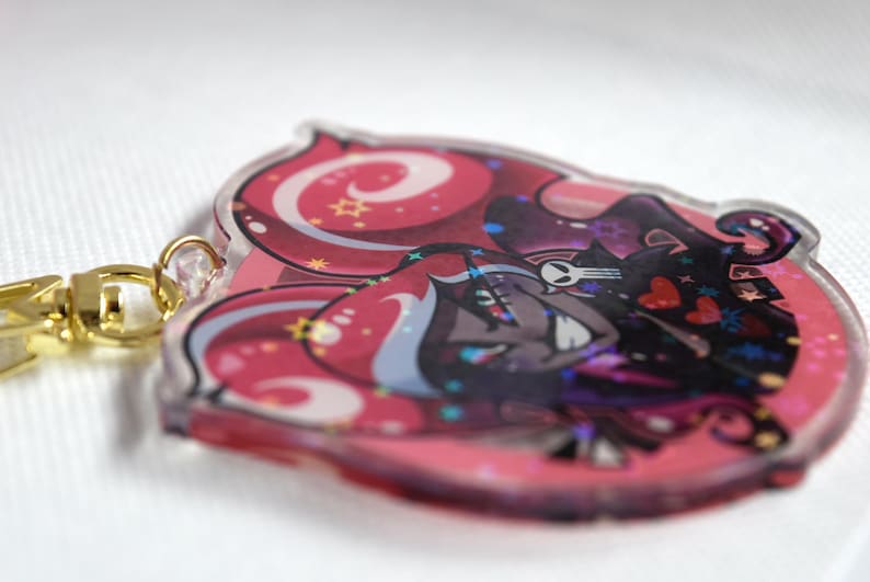 Hazbin Hotel Keychains - Adam / Cherri Bomb / Niffty / Vaggie ...