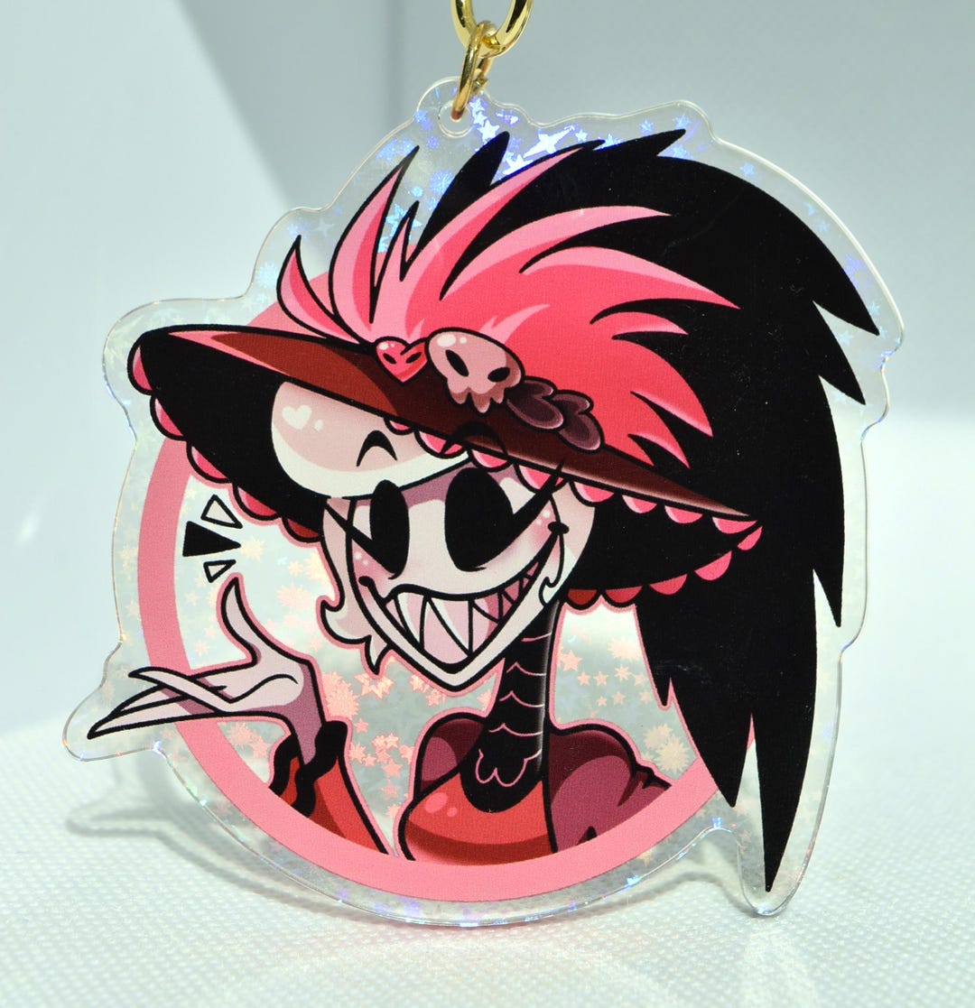 Rosie Holographic Keychain - Hazbin Hotel - Etsy