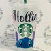 Stitch Inspired Starbucks Cold Cup//disney Inspired Starbucks Cup ...
