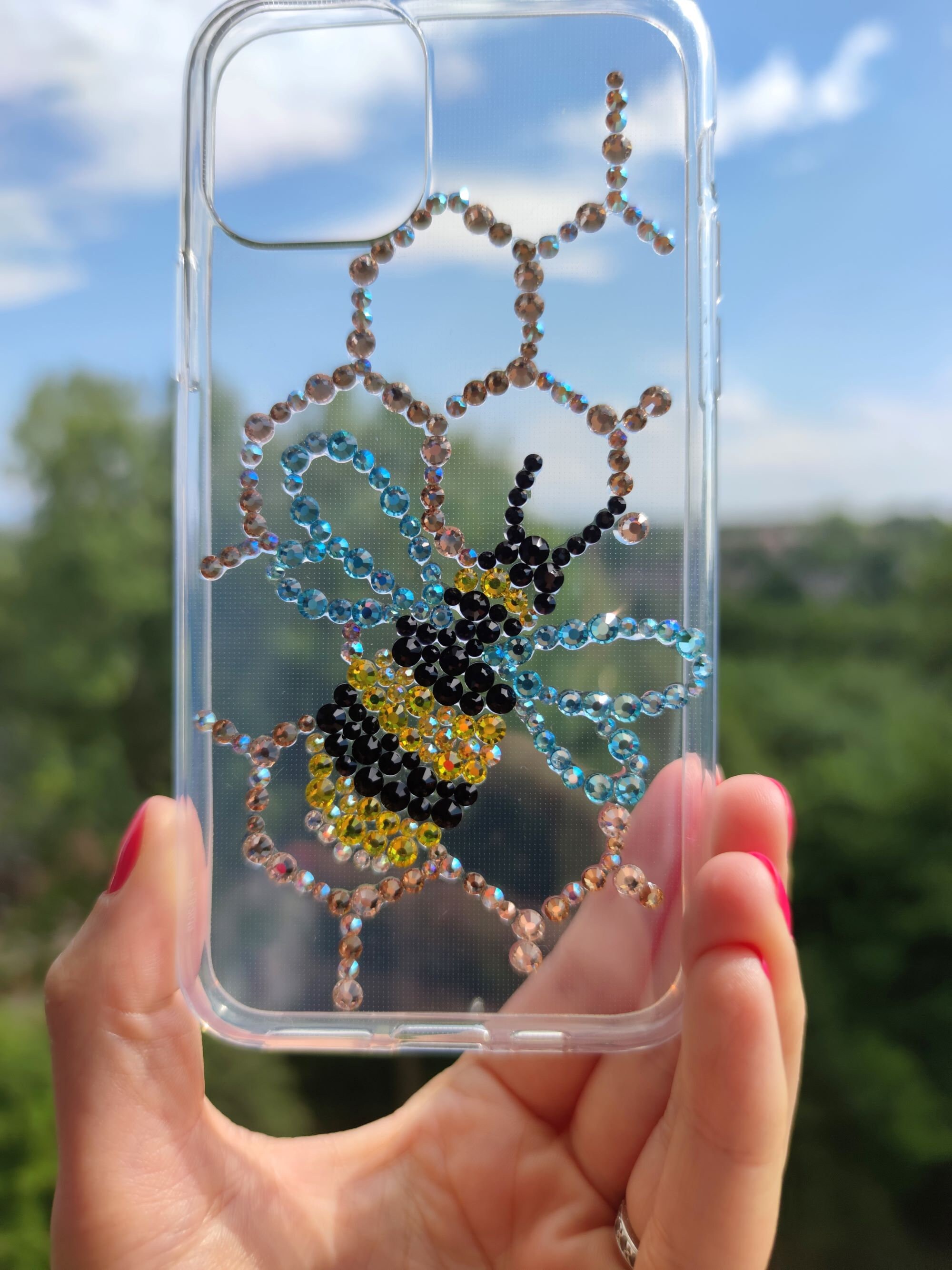 Rhinestone Bumble Bee Phone Case - Etsy