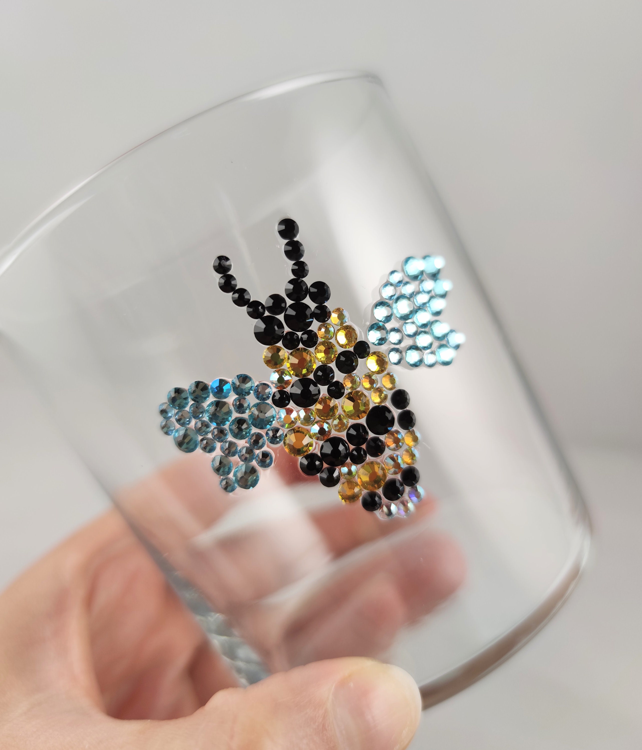 Bumble Bee Cocktail Sparkle Glass - Etsy