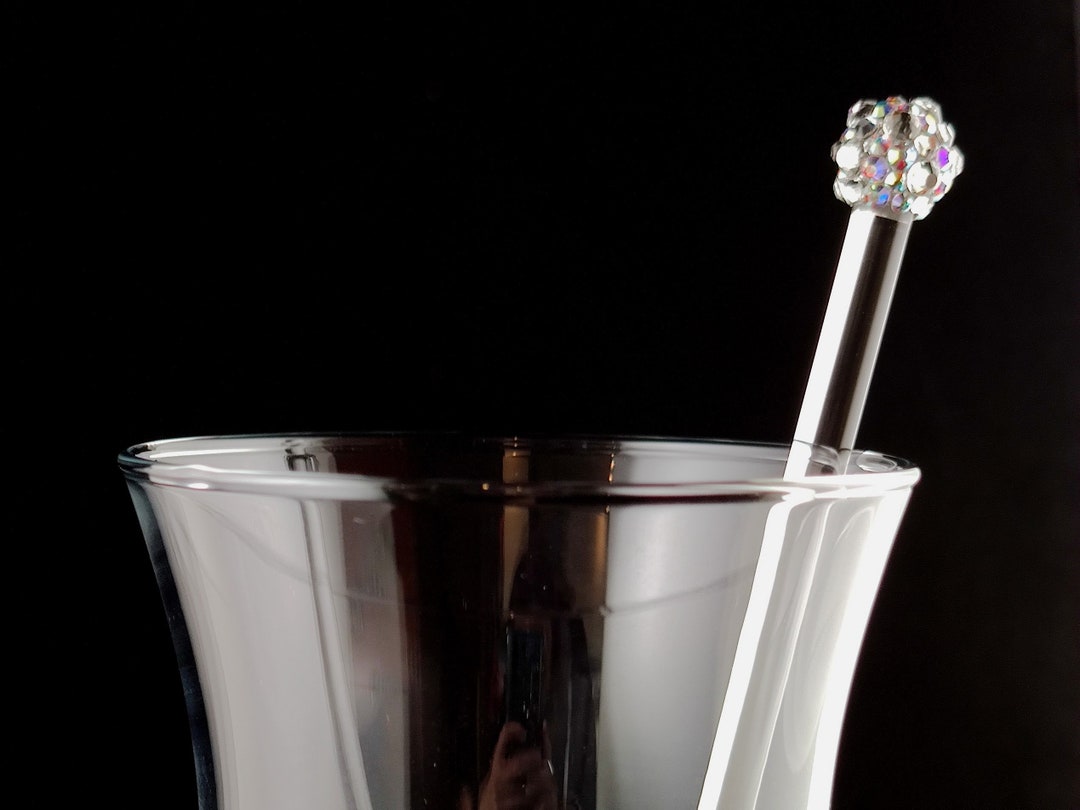 Custom Rhinestone Cocktail Stirrer - Etsy