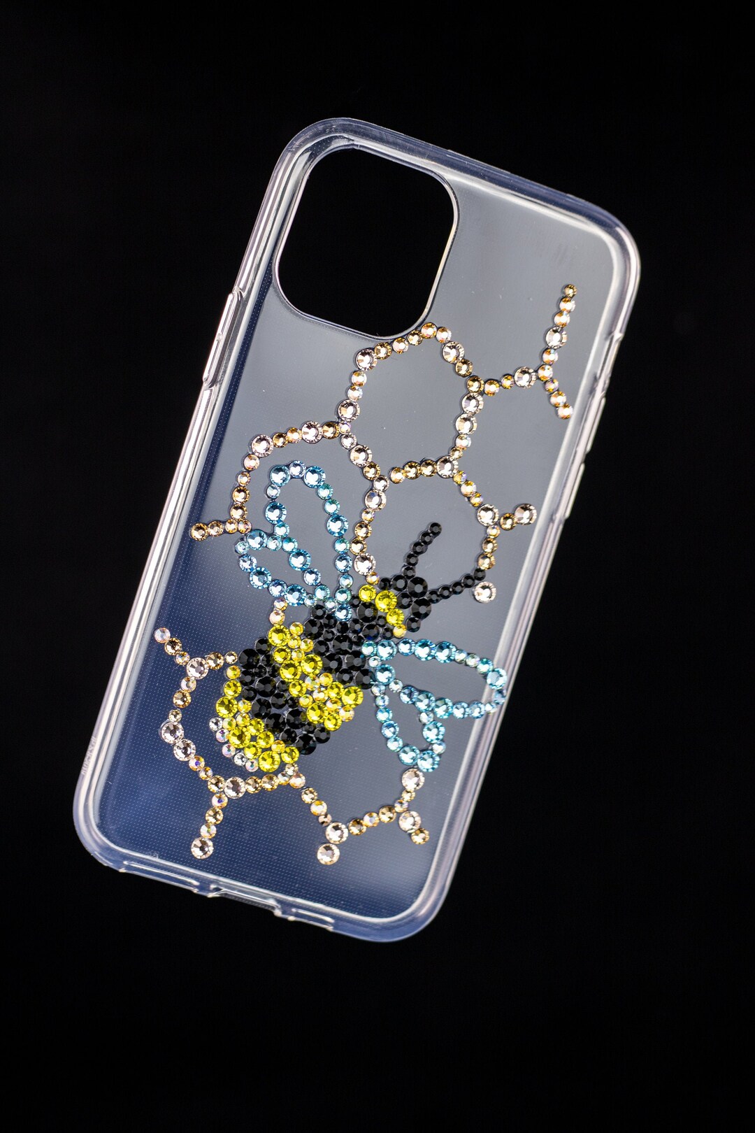 Rhinestone Bumble Bee Phone Case - Etsy