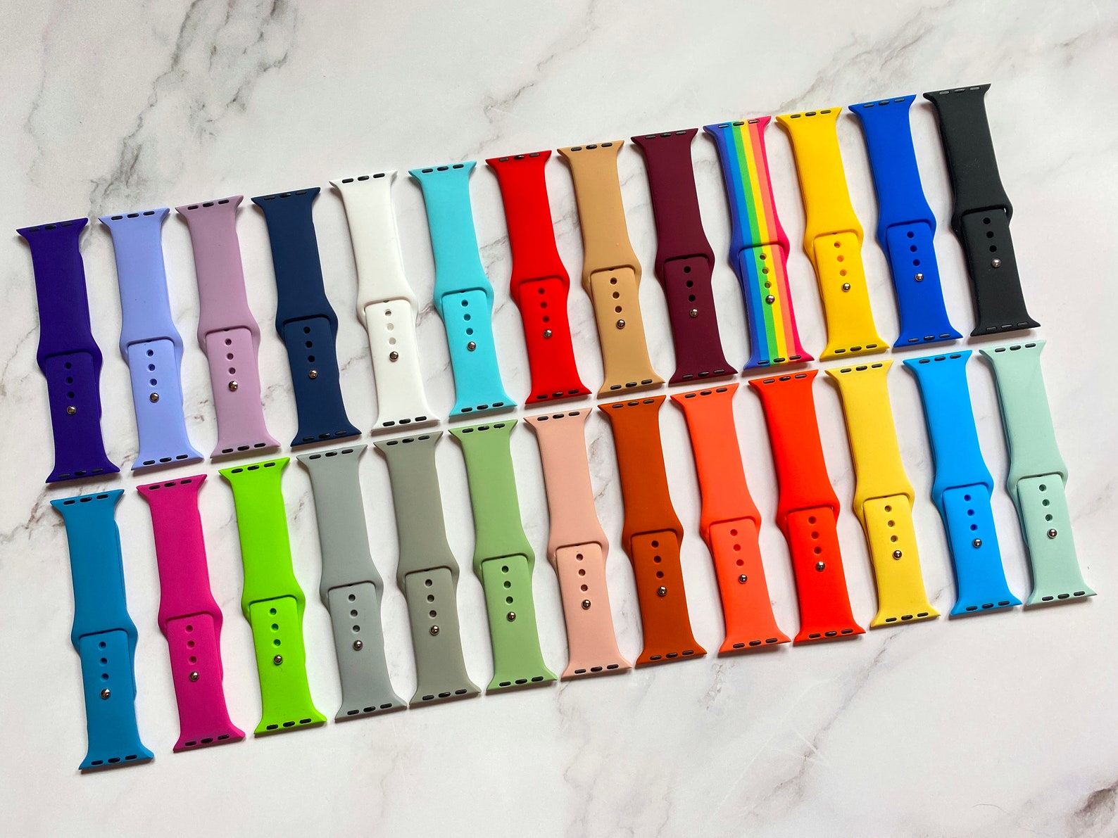 Silicone Watch Bands compatible with 38MM 40MM or 42MM 44MM | Etsy