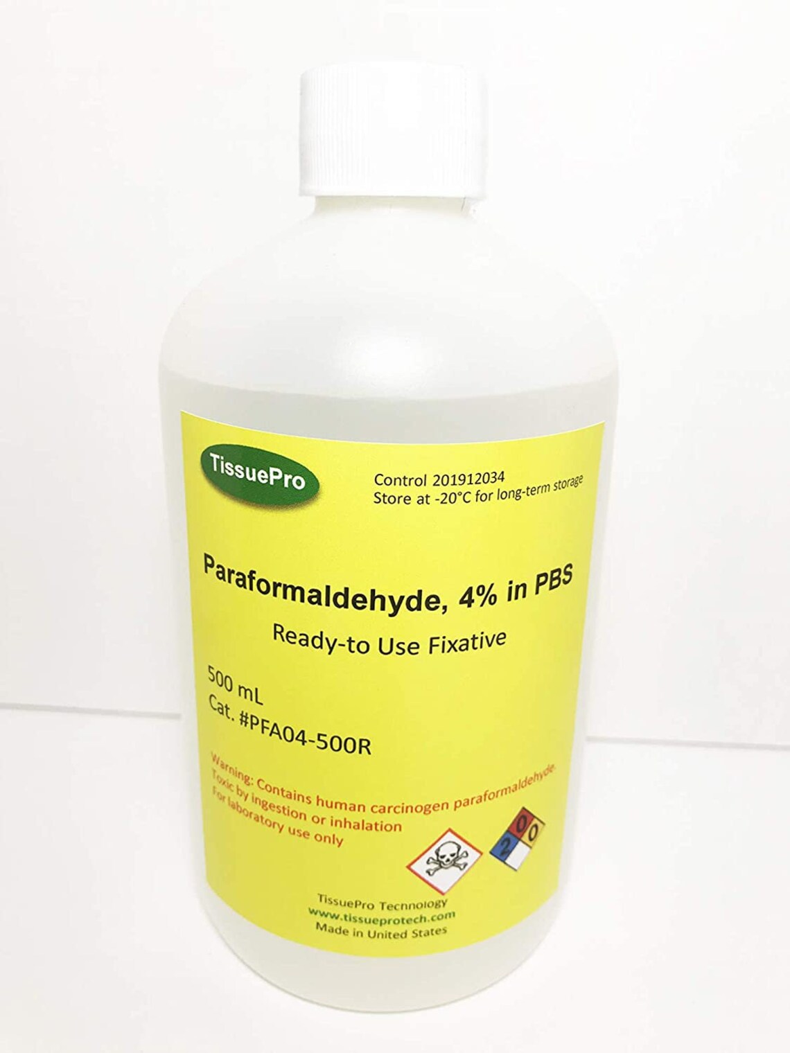 Paraformaldehyde, 4% in PBS - 500 Ml - Etsy