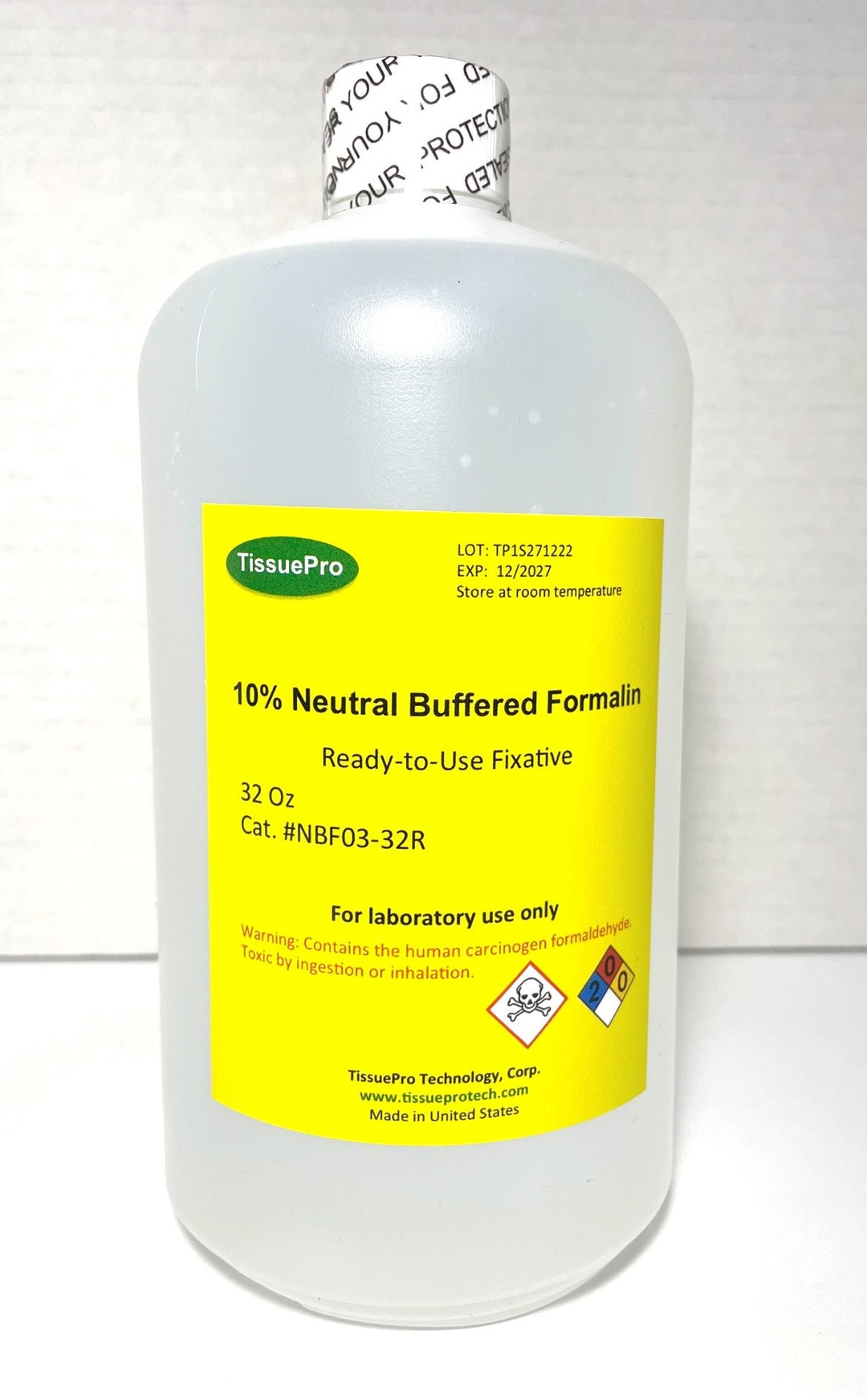 10% Neutral Buffered Formalin 32 Oz (950 Ml) - Etsy