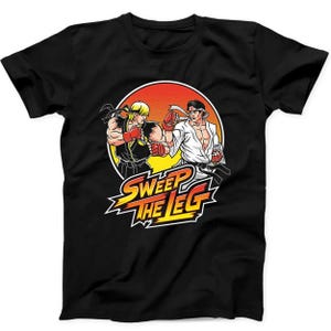 Sweep the Leg Karate Kid Film 80s Movie Cobra Kai Gift Tee Black T Shirt B51 - Etsy Australia