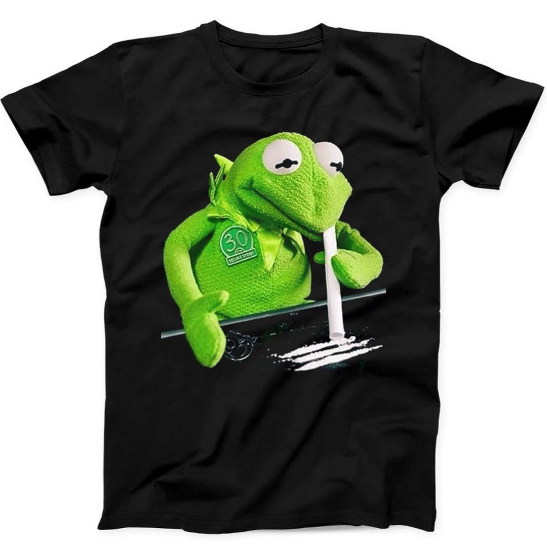 Frog Cocaine Muppet Drug Hipster Funny Narcos Funny Gift Tote Bag T ...