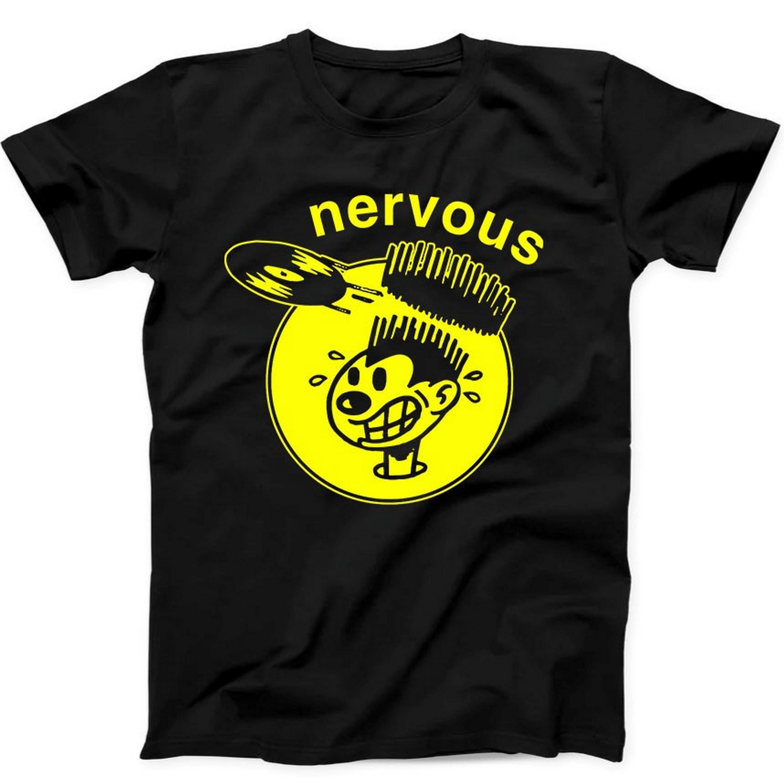 Nervous Records T Shirt - Etsy Nervous Records T Shirt - Etsy