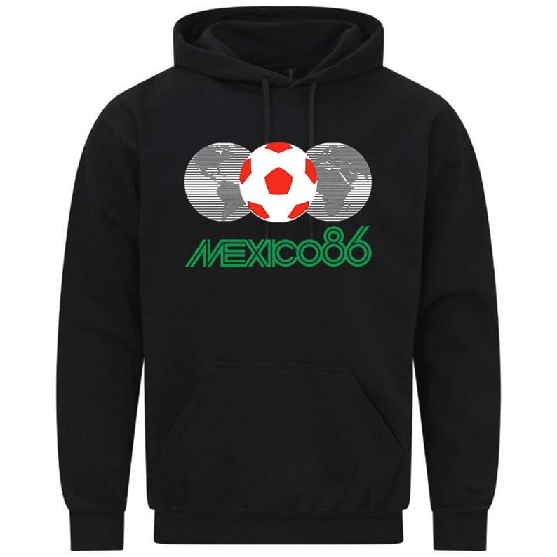 Mexico 86 Logo 80s Football World Cup Maradona Gift Sweatshirt Hoodie ...