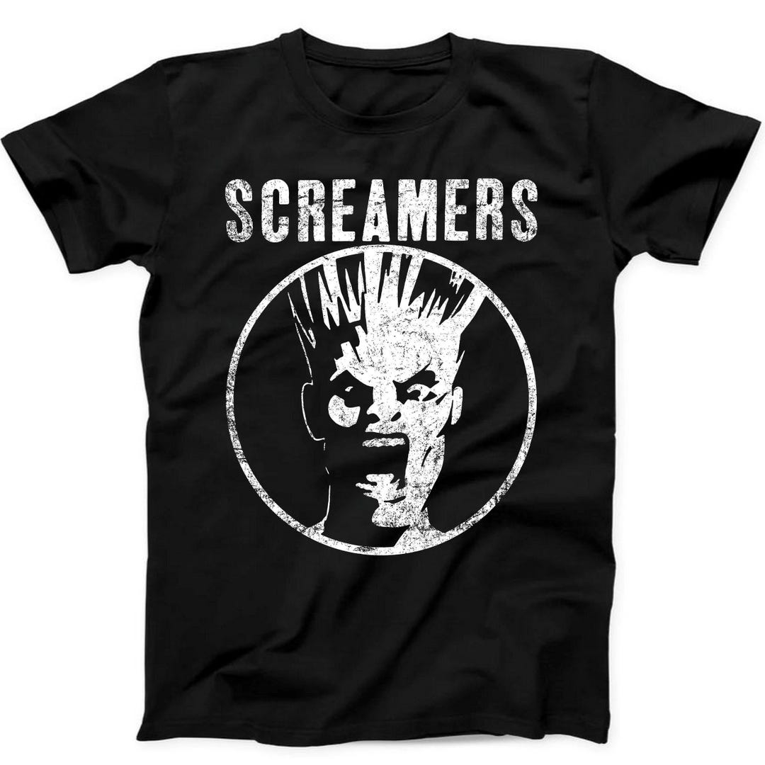 Screamers Punk Rock Best Seller Music Gift Black Tee T Shirt B192 - Etsy