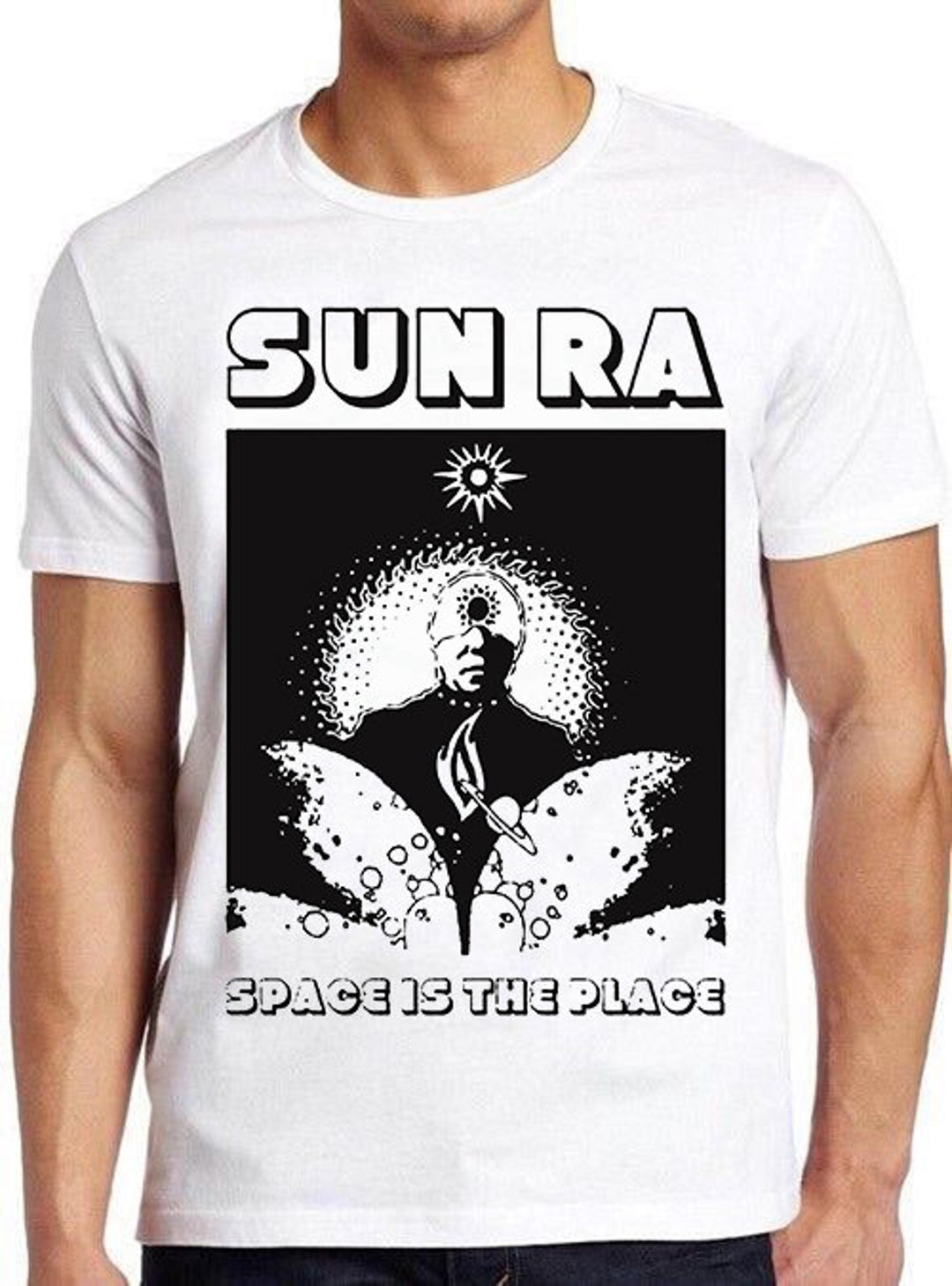 Sun Ra Space is the Place Jazz Free Funk Music Retro Gift Tee T Shirt ...