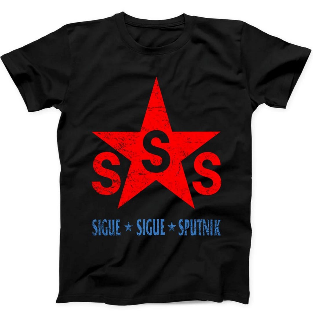 Sigue Sigue Sputnik Love Missile F1-11 Music Gift Tee Black T Shirt ...