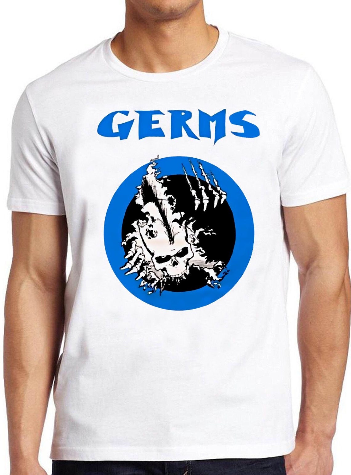 The Germs T Shirt B118 Punk Rock Retro Cool Top Tee | Etsy