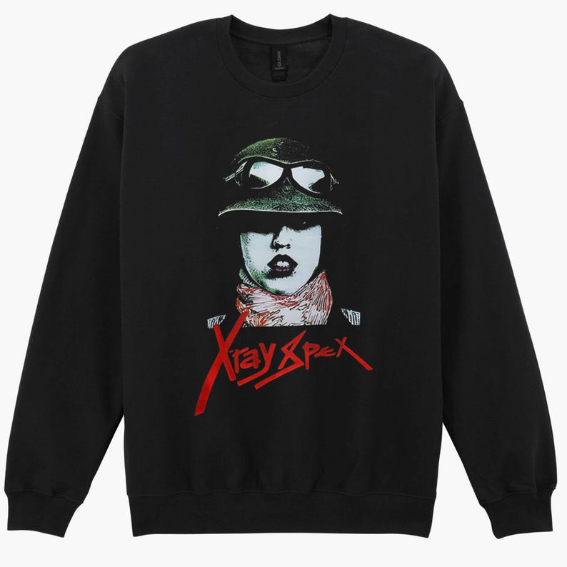 X-ray Spex Punk Rock Music Band Gift Tote Bag Black T Shirt Sweatshirt ...