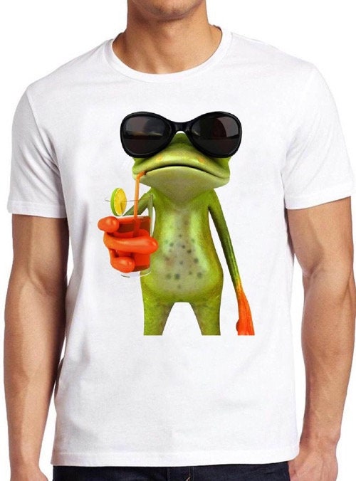 Frog T Shirt B2120 Funny Cocktail Hipster Top Tee | Etsy