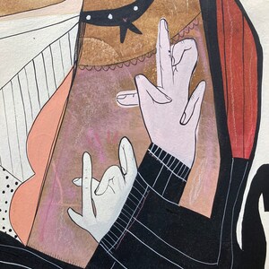 Feel Like A Fool Outsider Art Modern Artwork - Etsy