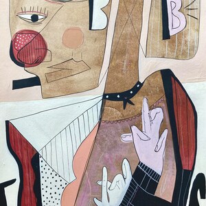 Feel Like A Fool Outsider Art Modern Artwork - Etsy