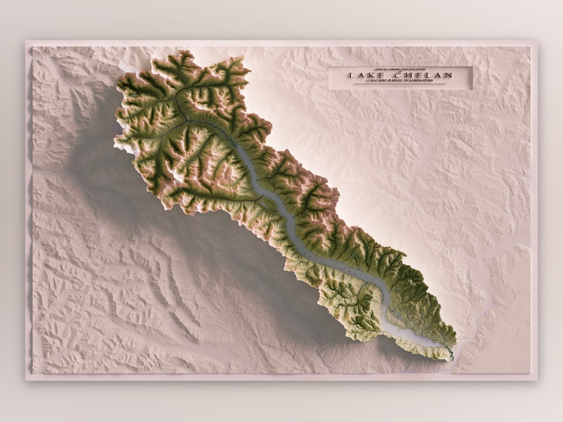 Lake Chelan - Cascade Range, Washington (north Cascade National Park ...