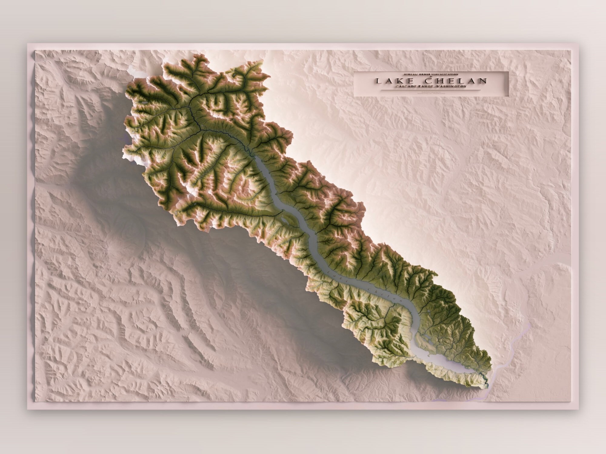 Lake Chelan - Cascade Range, Washington (north Cascade National Park ...
