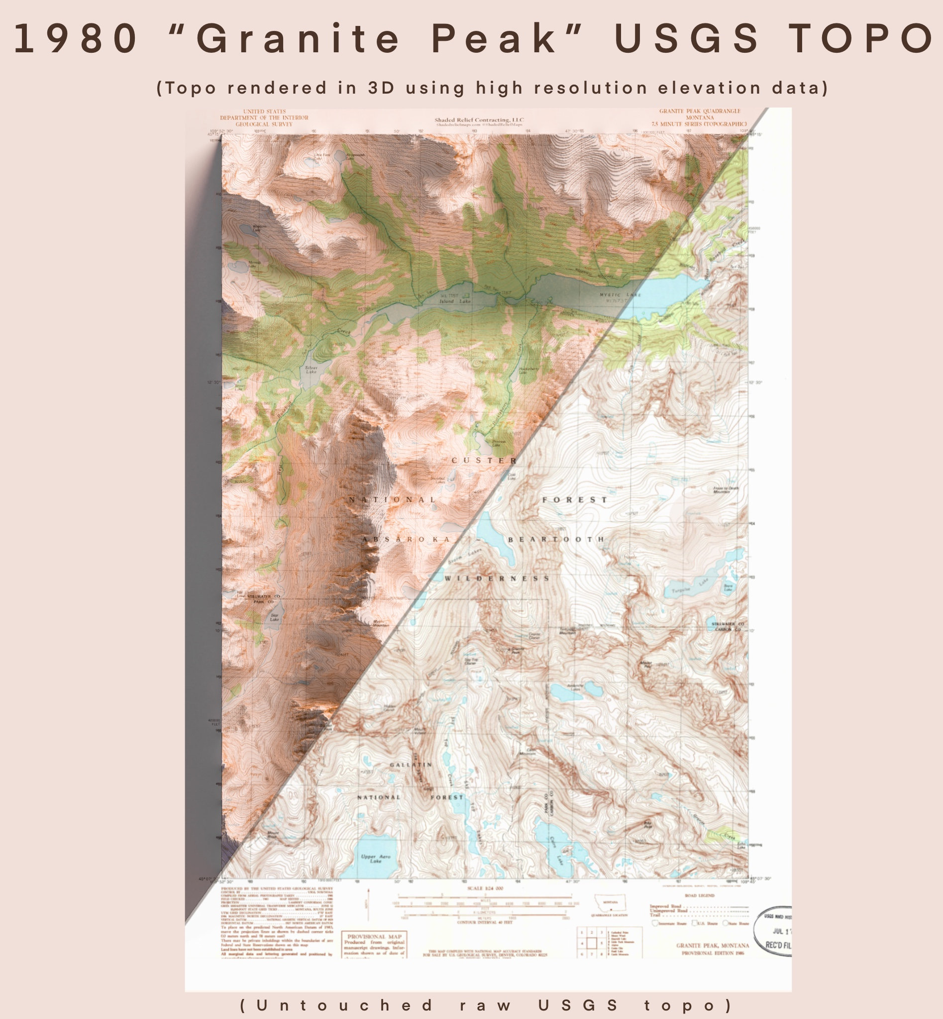 Montana Hydrologic Map - Stream Order Visualization With Topographic ...