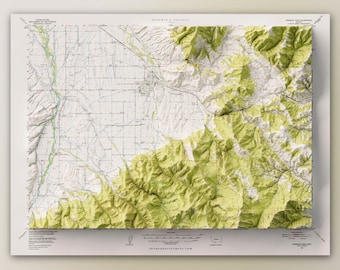 Bozeman 1958 Historic Montana USGS Quad Topographic | Etsy