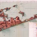 1913 Geologic Map of Long Island, New York - 3D Rendered 2D Print - Etsy