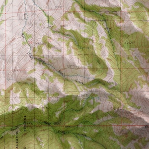 Paradise Valley, Montana (1986) - Seamless USGS Mosaic - Historic ...
