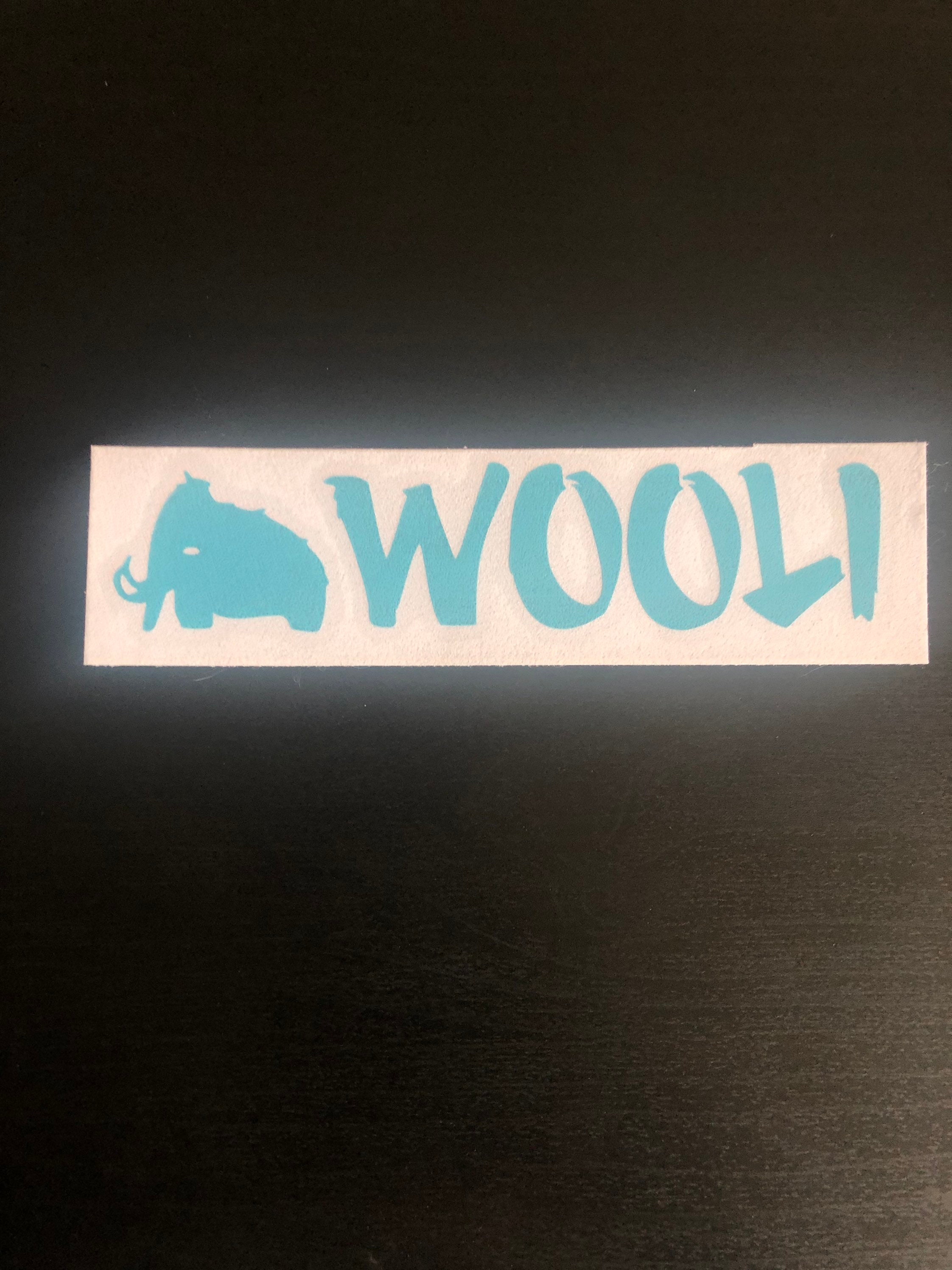 Wooli Full Logo Sticker - Etsy