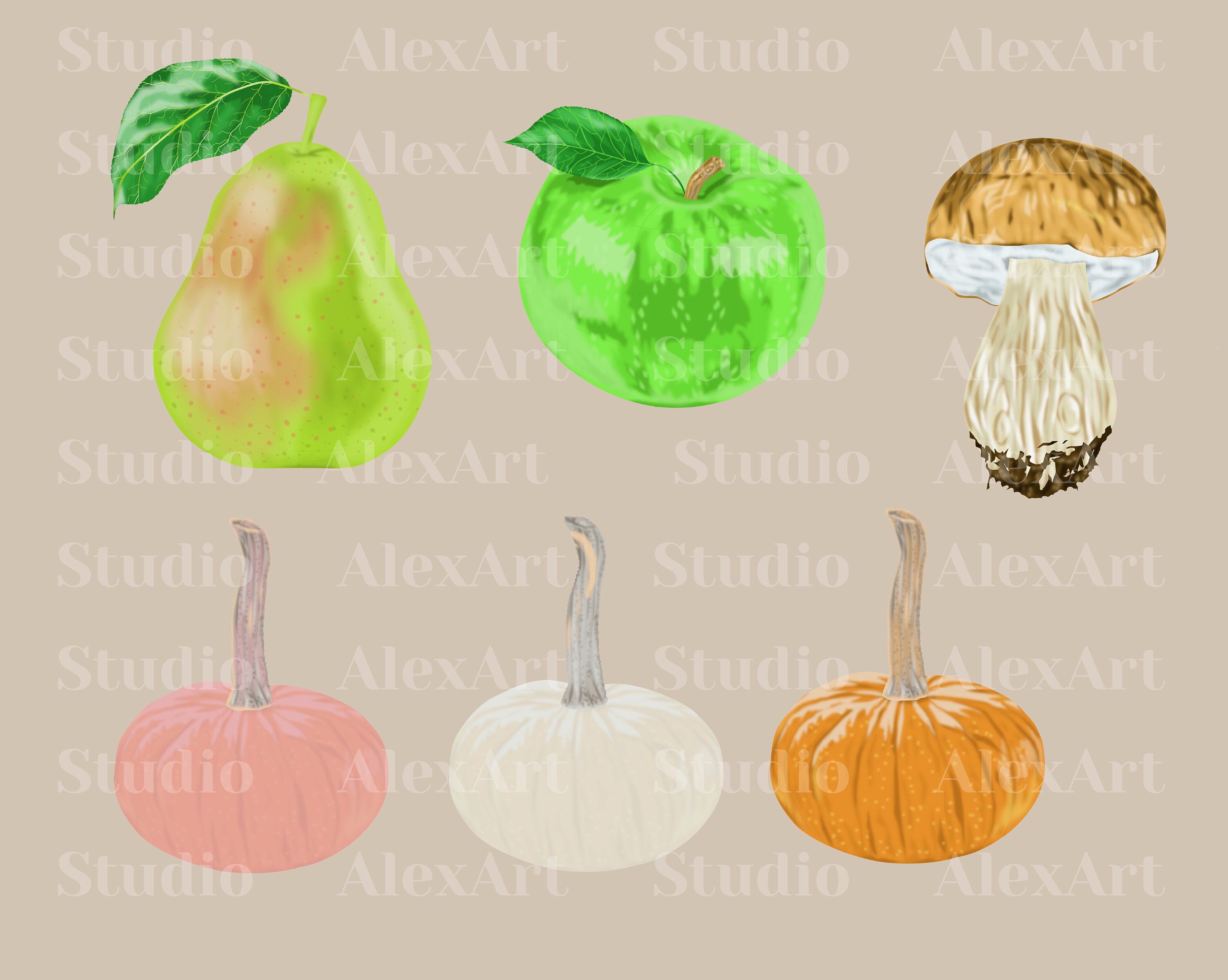 Autumn Clip Art, Harvest Clipart, Fall Clipart, Farm Clipart, Pumpkin ...