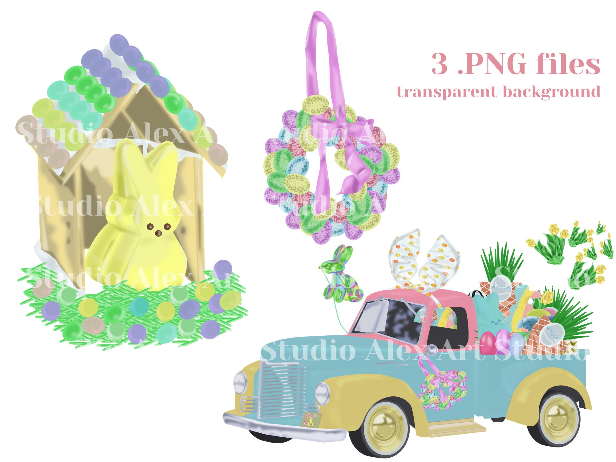 Easter Clipart, Spring Clipart, Festive Clipart, Holiday Clipart ...