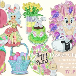 Easter Clipart, Spring Clipart, Festive Clipart, Holiday Clipart ...