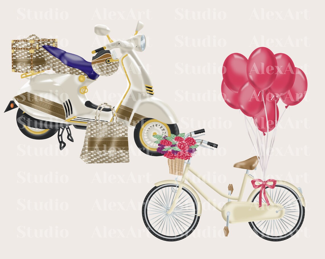 Paris Clipart, Eiffel Tower Clipart, French Clipart, Parisian Clip Art ...