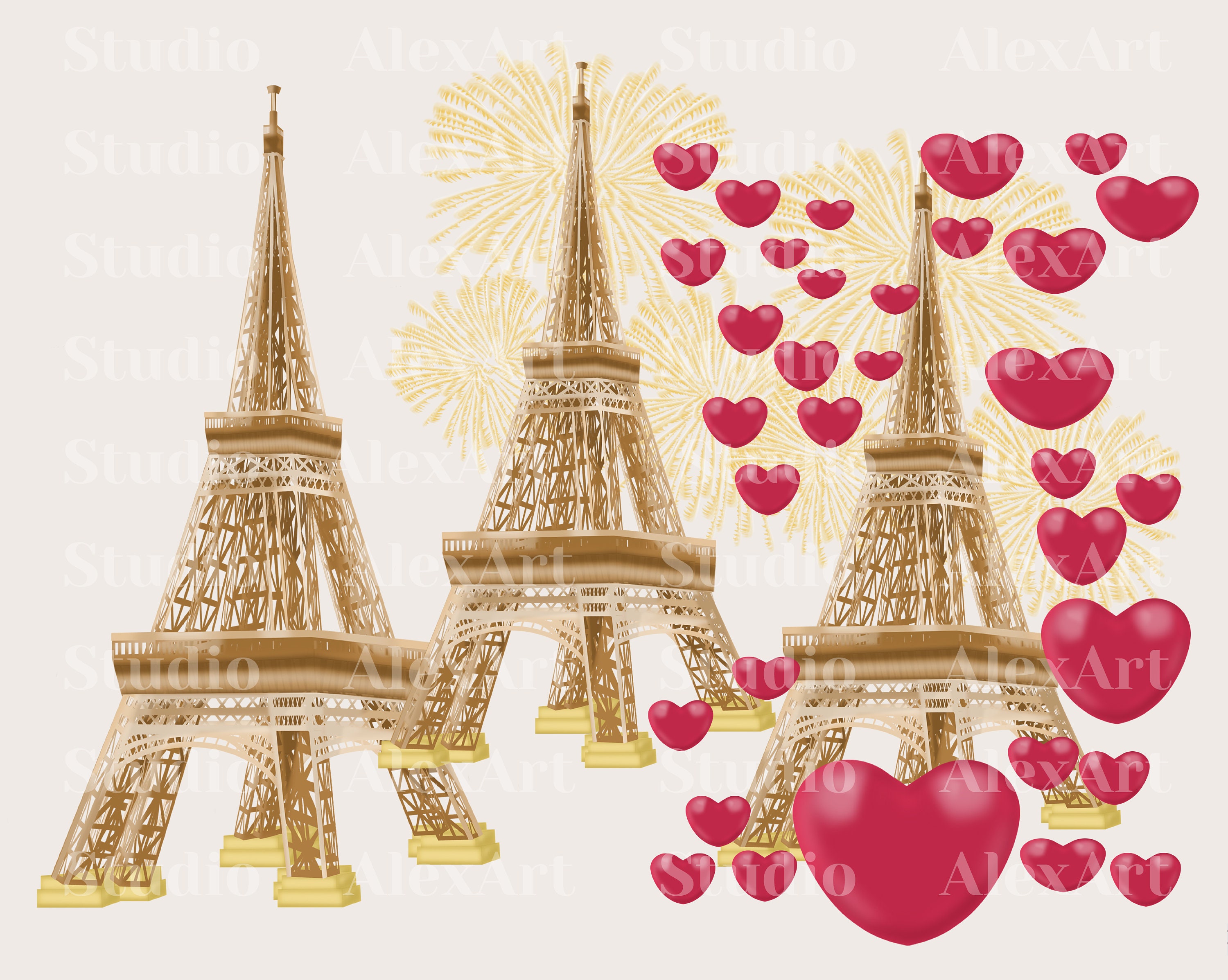 Paris Clipart, Eiffel Tower Clipart, French Clipart, Parisian Clip Art ...