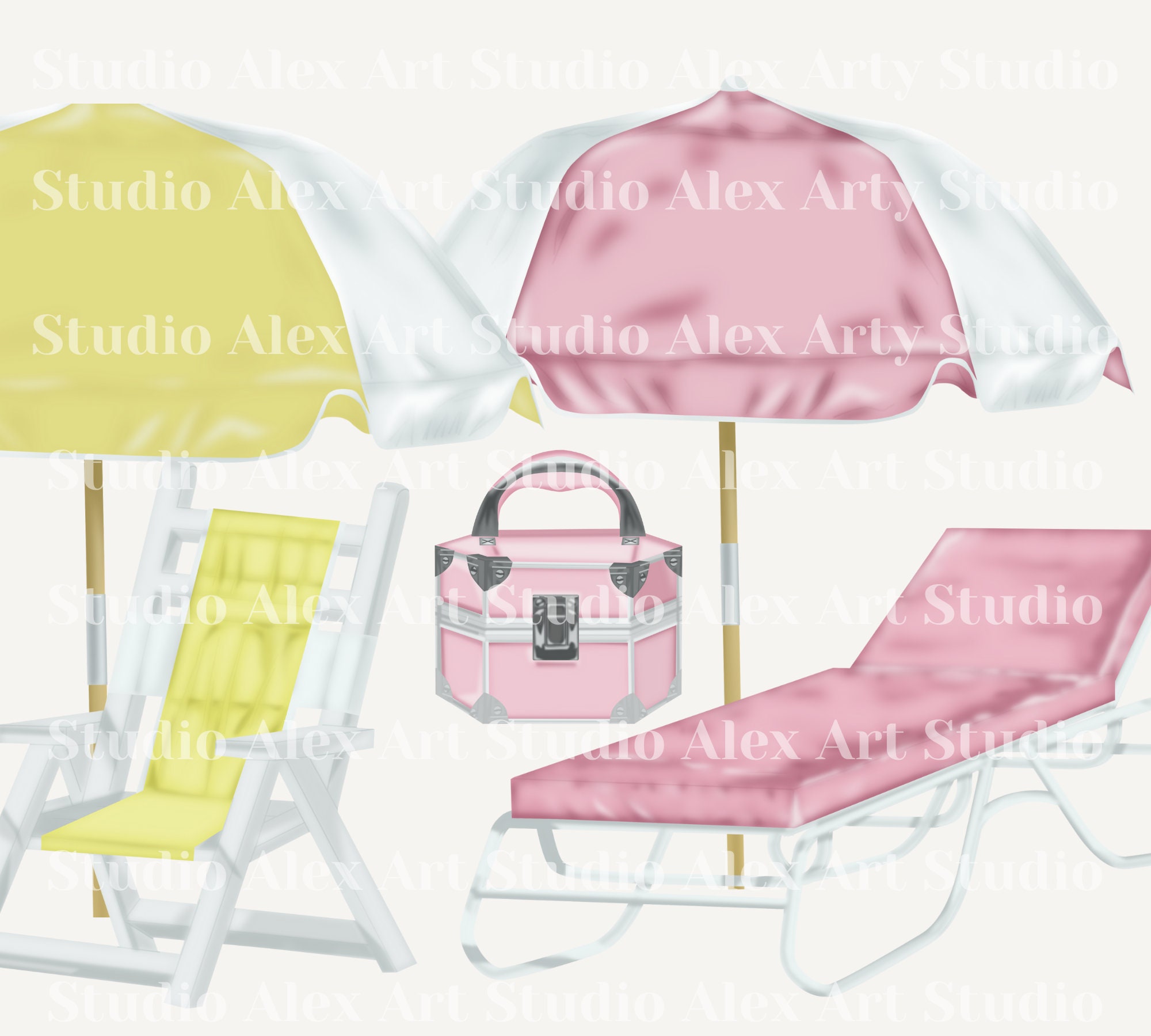 Beach Clipart, Summer Clip Art, Vacation Clip Art, Summer Stickers ...