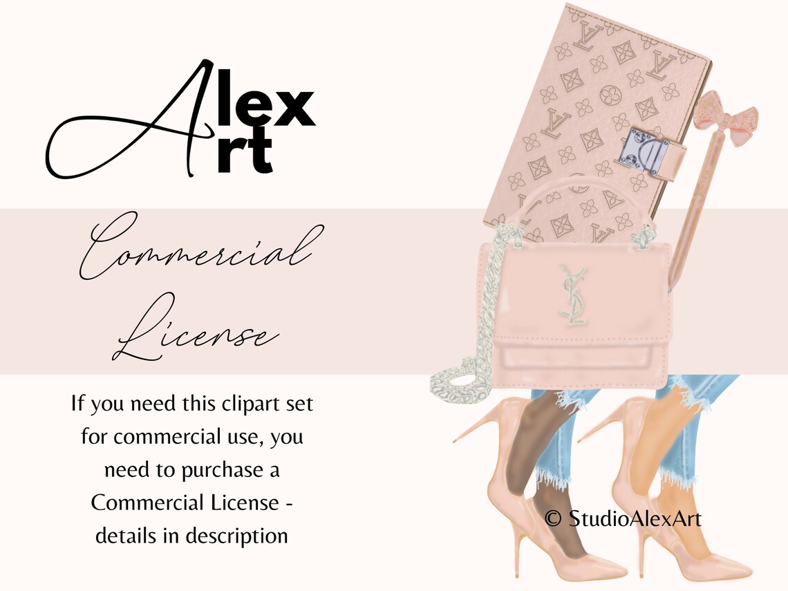 Pink Boss Babe Clipart Set | Fashion Illustration | Planner Clip Art ...