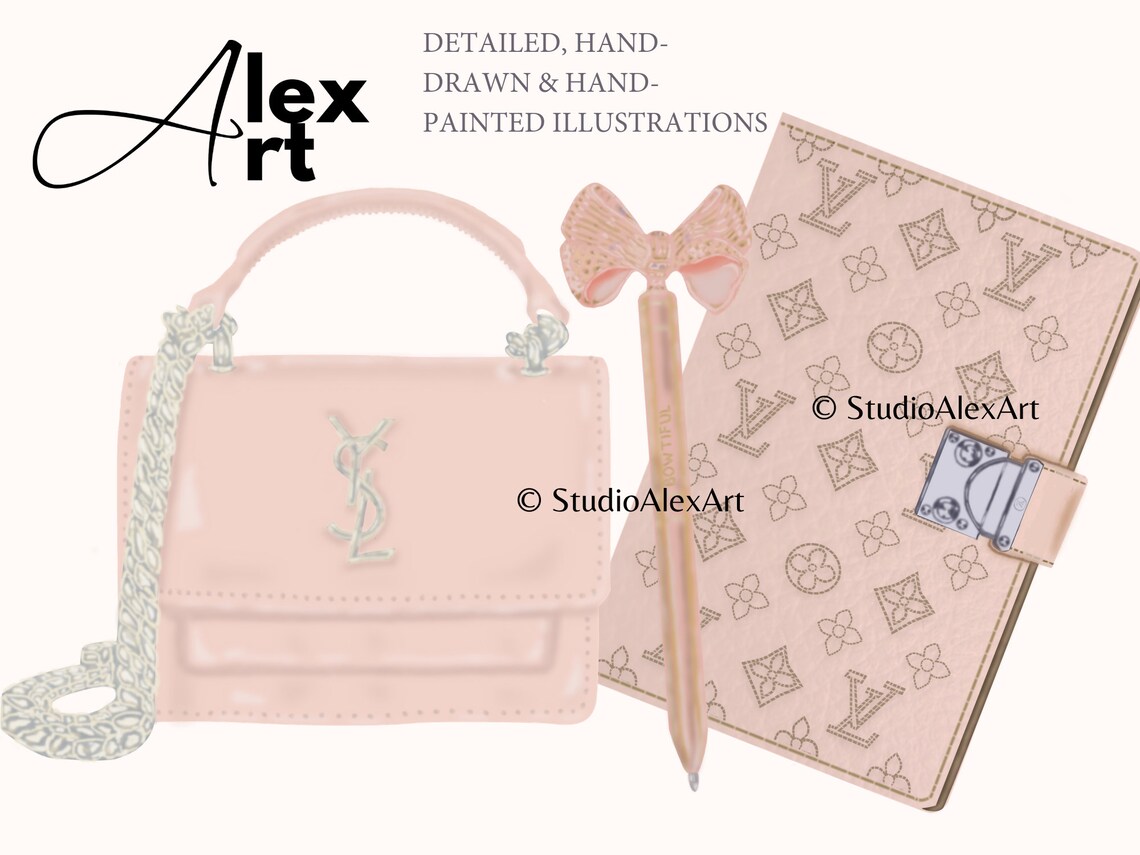 Pink Boss Babe Clipart Set | Fashion Illustration | Planner Clip Art ...