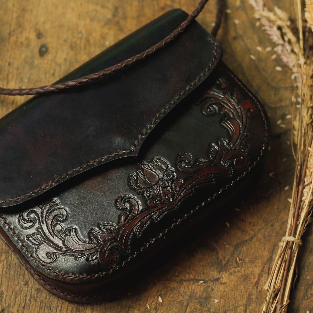 Reborn Bag, Bosco Risorto, Carving Leather, Unique Piece, Original ...