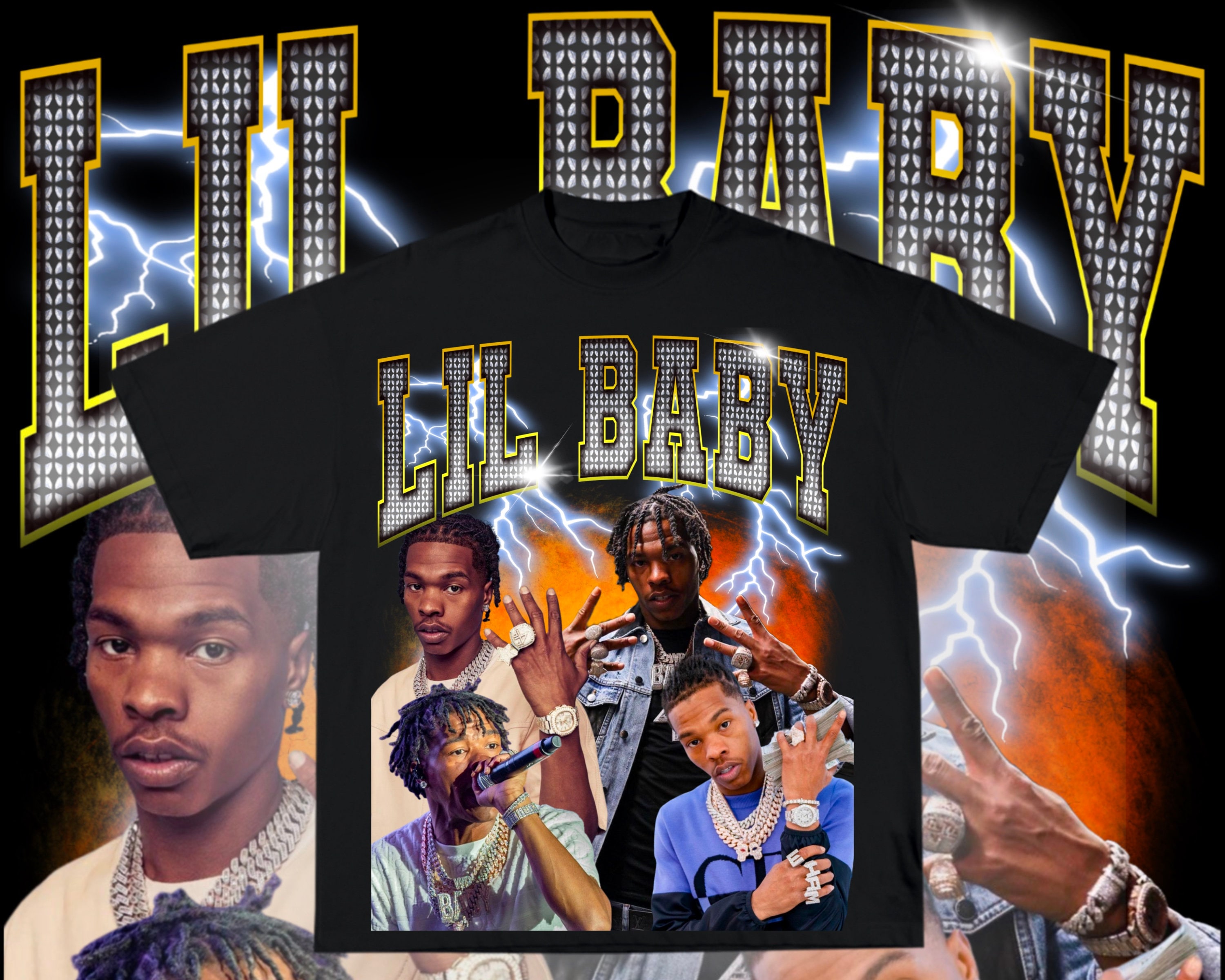 Lil Baby Png File, T-SHIRT Design, Printable Design, Ready to Print on ...