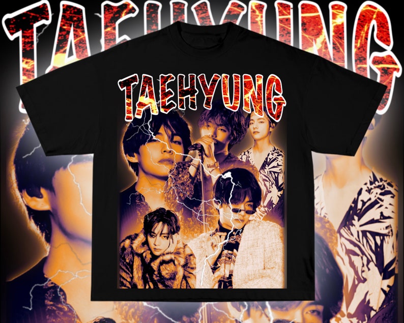 Png Taehyung, Png File, Bootleg, Rap Tee, T-shirt Design for Dtg, Dtf ...