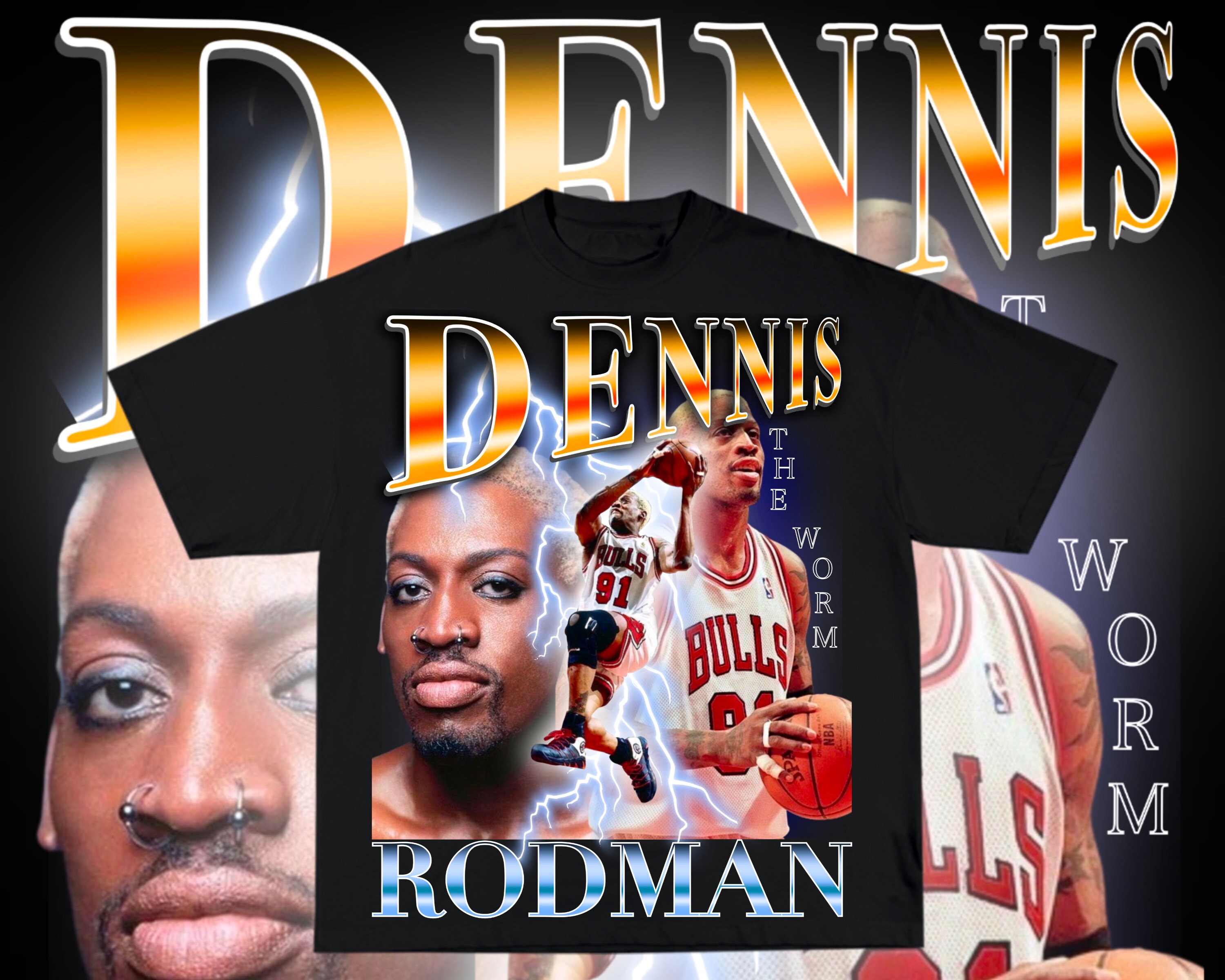 The Worm Png File Dennis Rodman Png File Download Vintage - Etsy UK