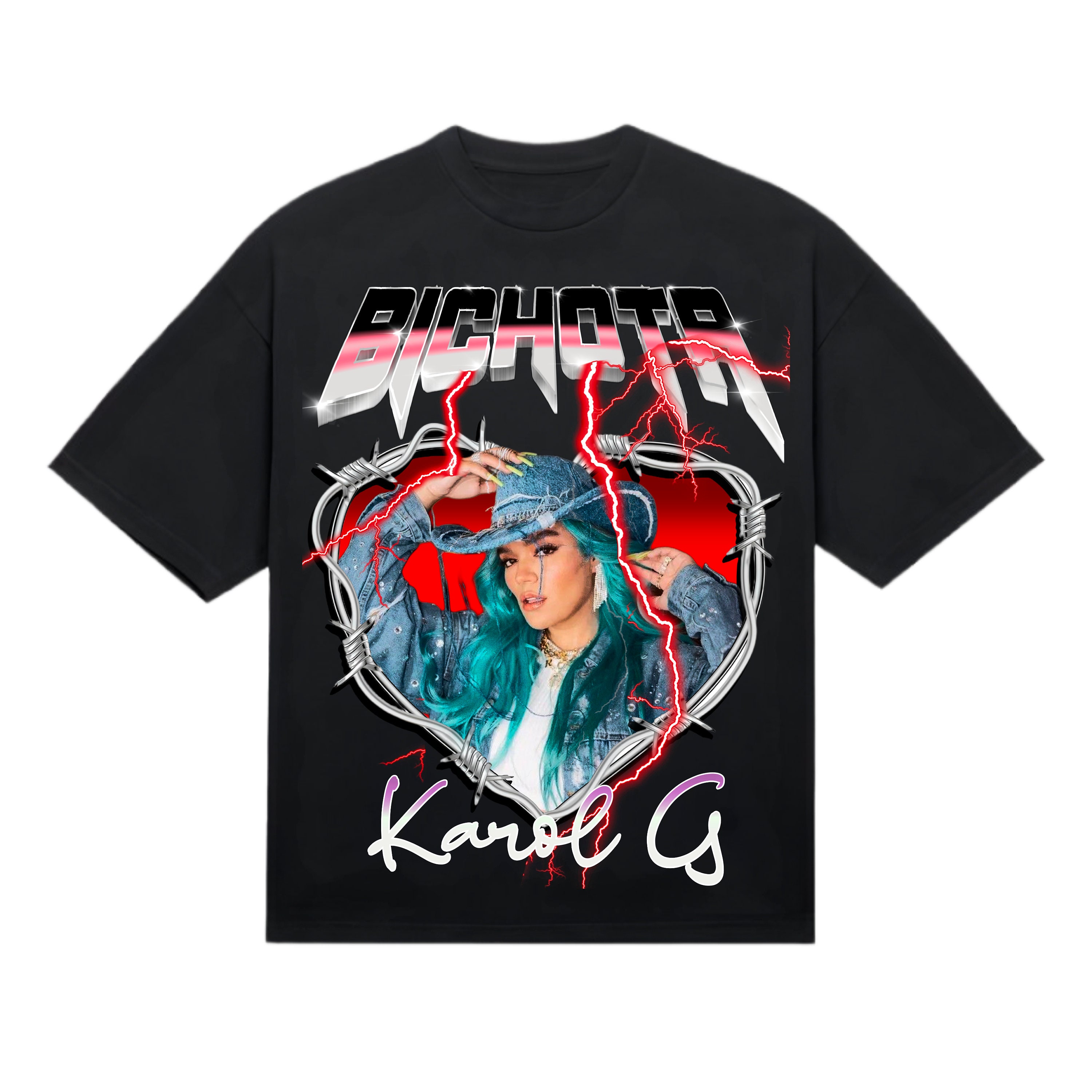 Karol G, Bichota Png Design for T-shirt Printing, for Dtf, Dtg ...