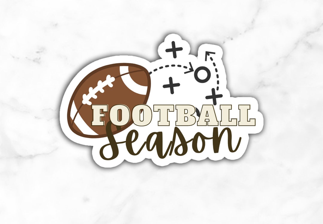 Football Fan Sticker, Footballsticker, Football Season Sticker, NFL Fan ...