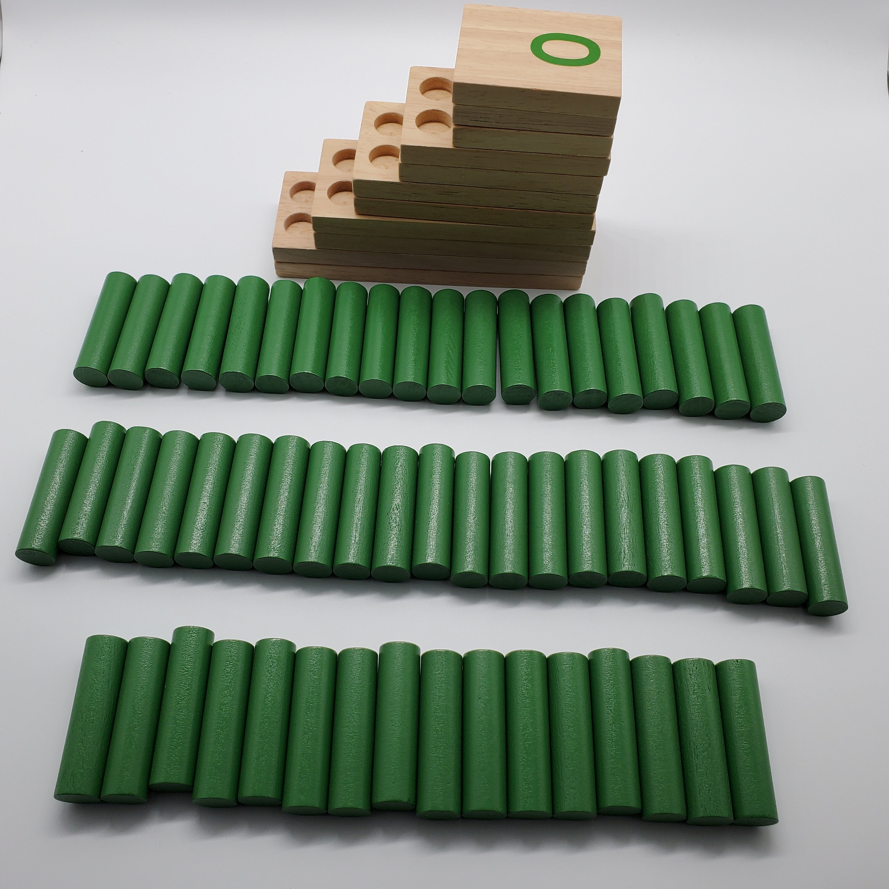 Abiliad Wooden 0-10 Number Peg Boards with 57 Pegs Teaches | Etsy