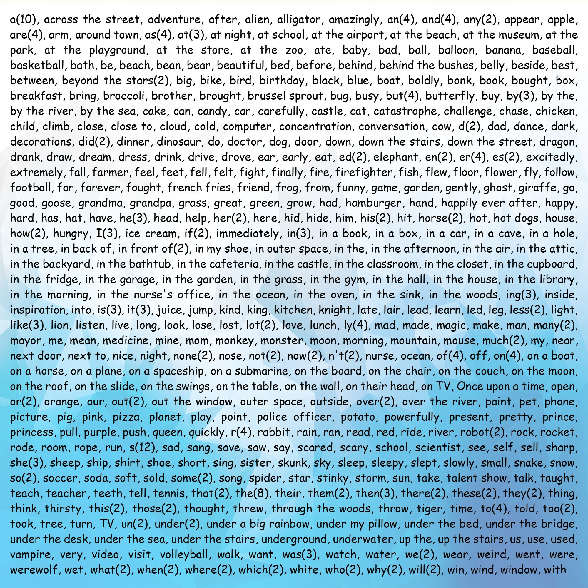 Poetry Tiles 632 Piece Kids Word Play Kit Explore Reading | Etsy