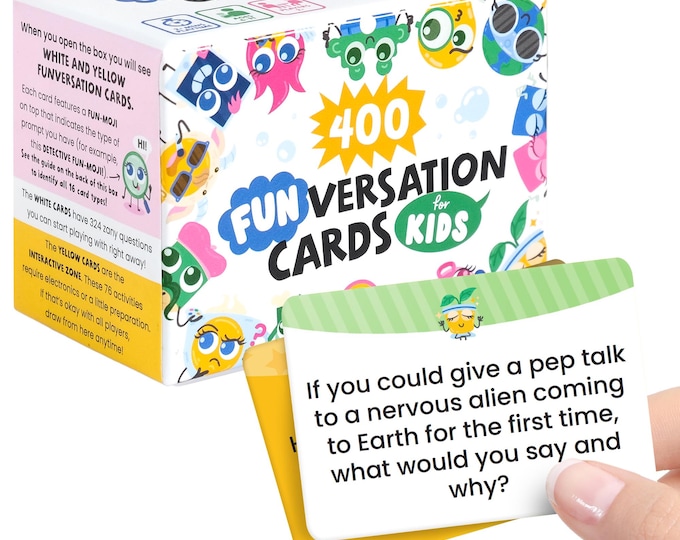 Kids & Family Conversation Cards, Conversation Starter Cards, Social ...