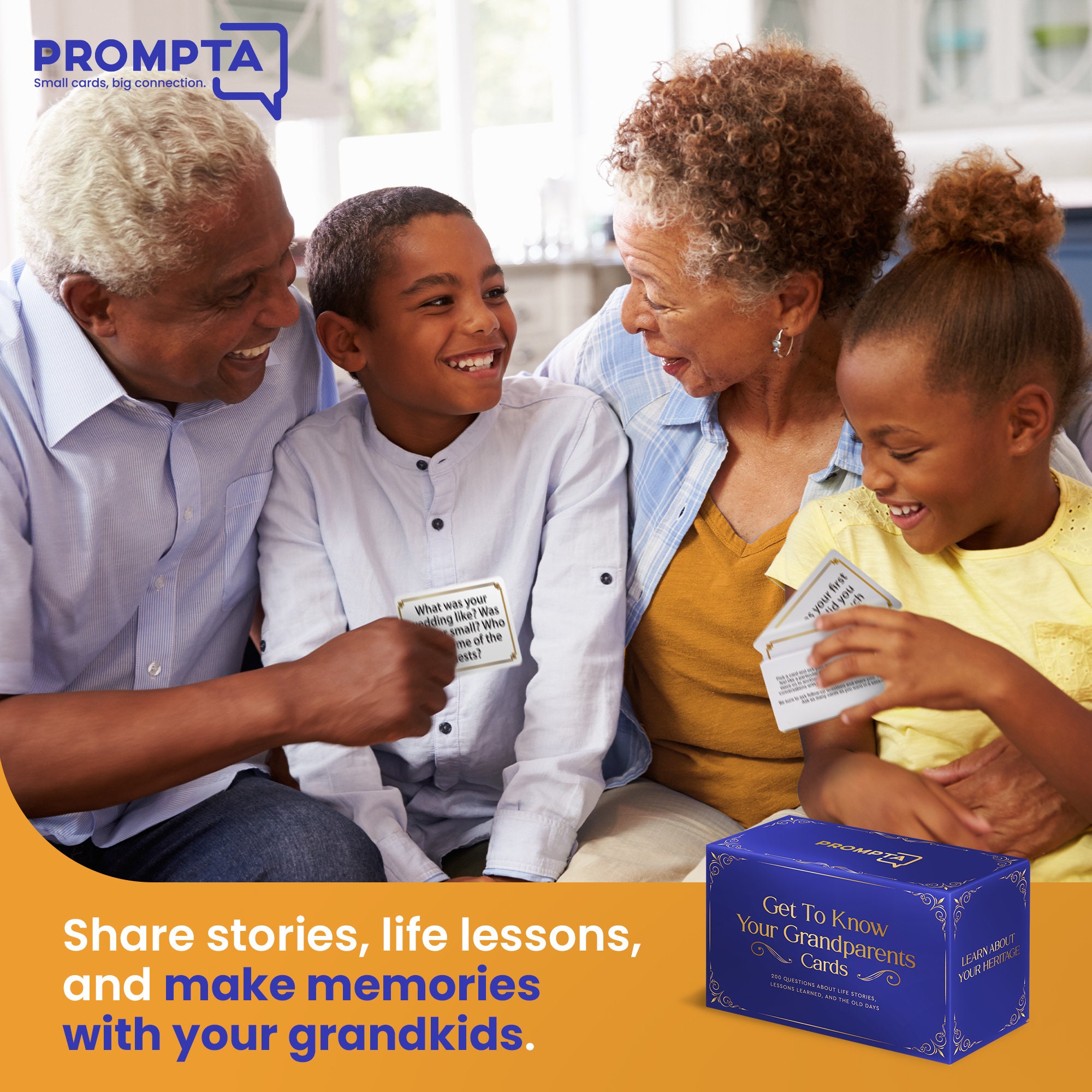 Grandparents Conversation Starter Cards Gifts for - Etsy