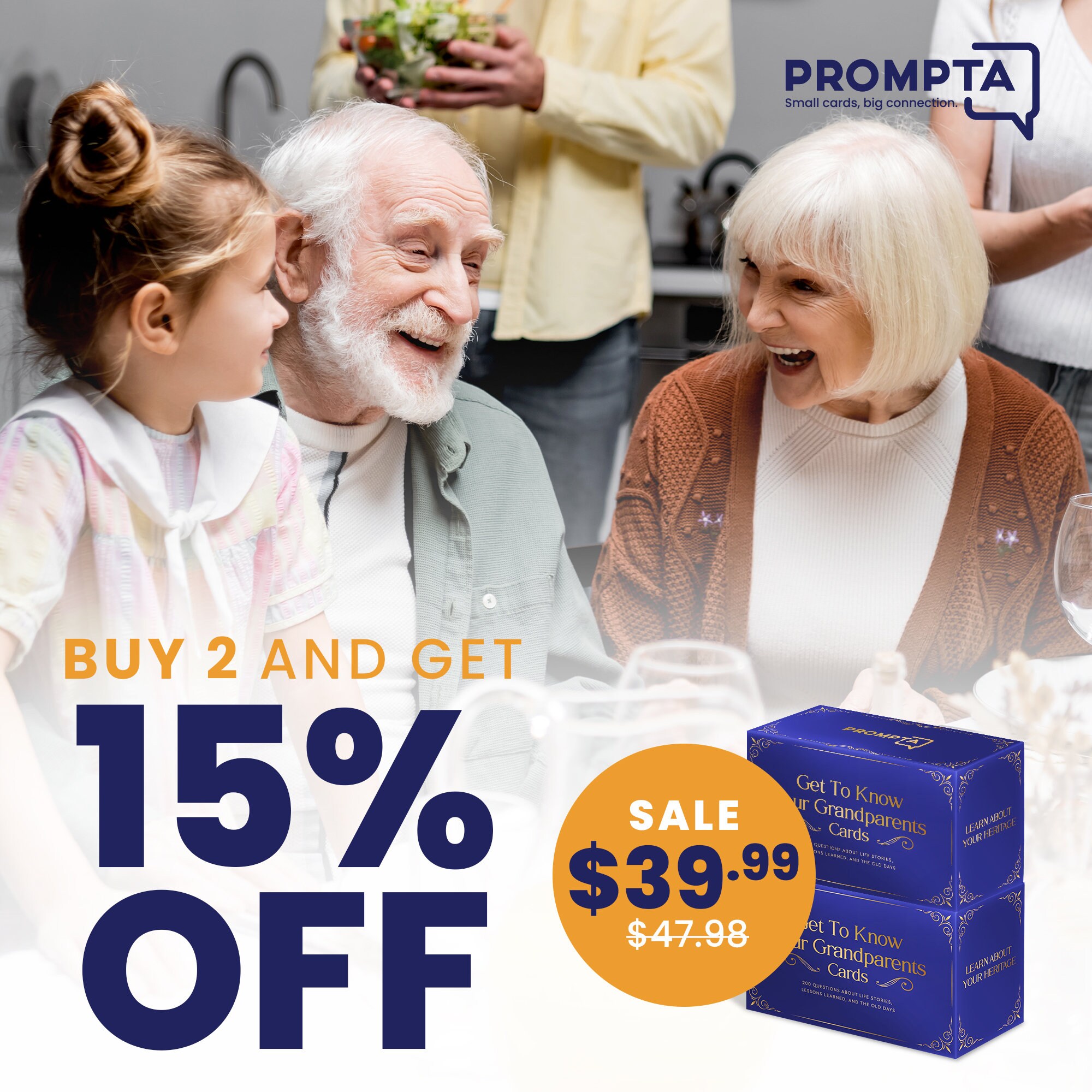 Grandparents Conversation Starter Cards Gifts for - Etsy