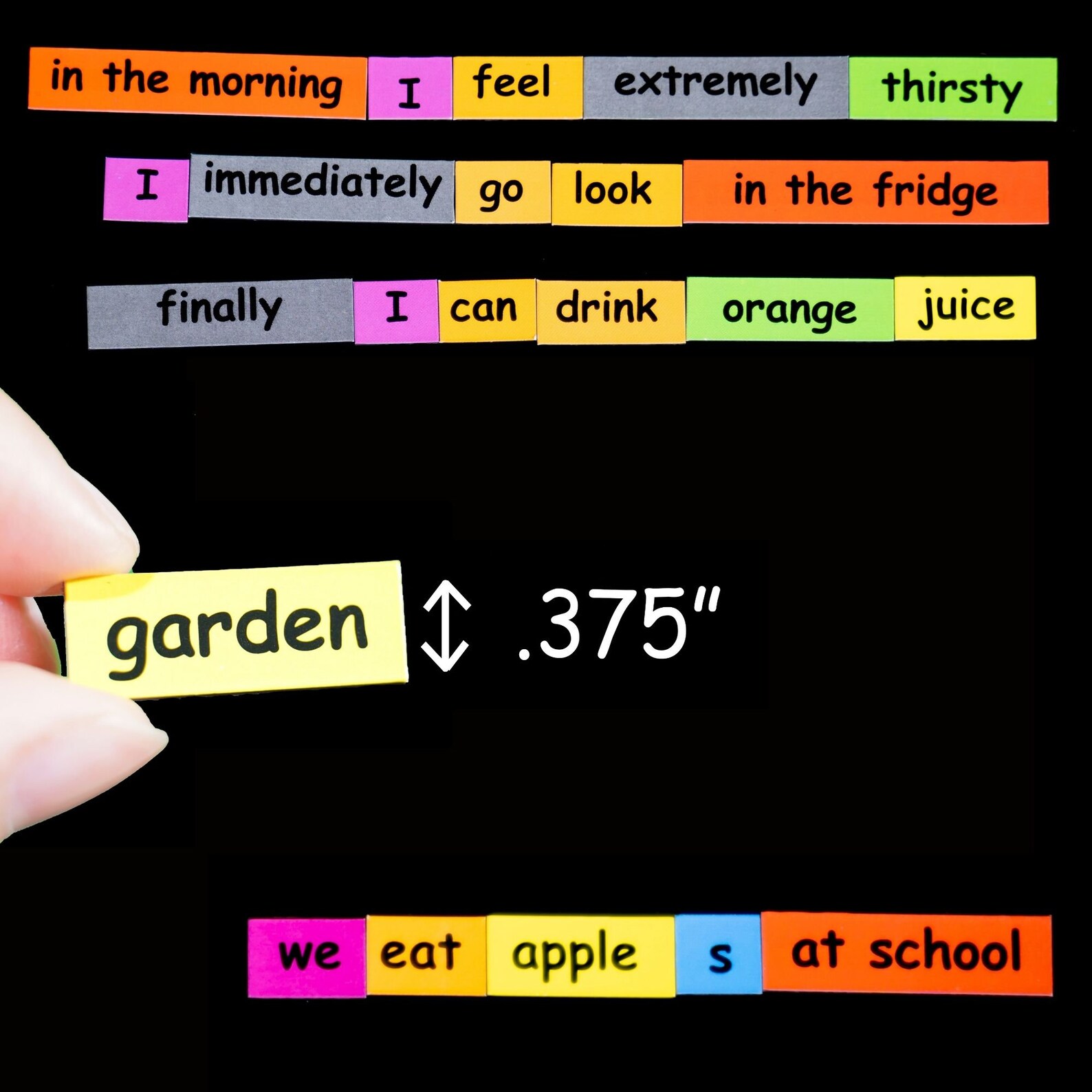 Poetry Tiles 632 Piece Kids Word Play Kit Explore Reading - Etsy